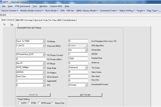 以测试QCA6174的WiFi指标为例，介绍Qualcomm QDART测试工具的使用（2）——用QRCT测试发射指标 - 大大通(简体站)