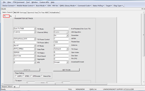 以测试QCA6174的WiFi指标为例，介绍Qualcomm QDART测试工具的使用（2）——用QRCT测试发射指标 - 大大通(简体站)