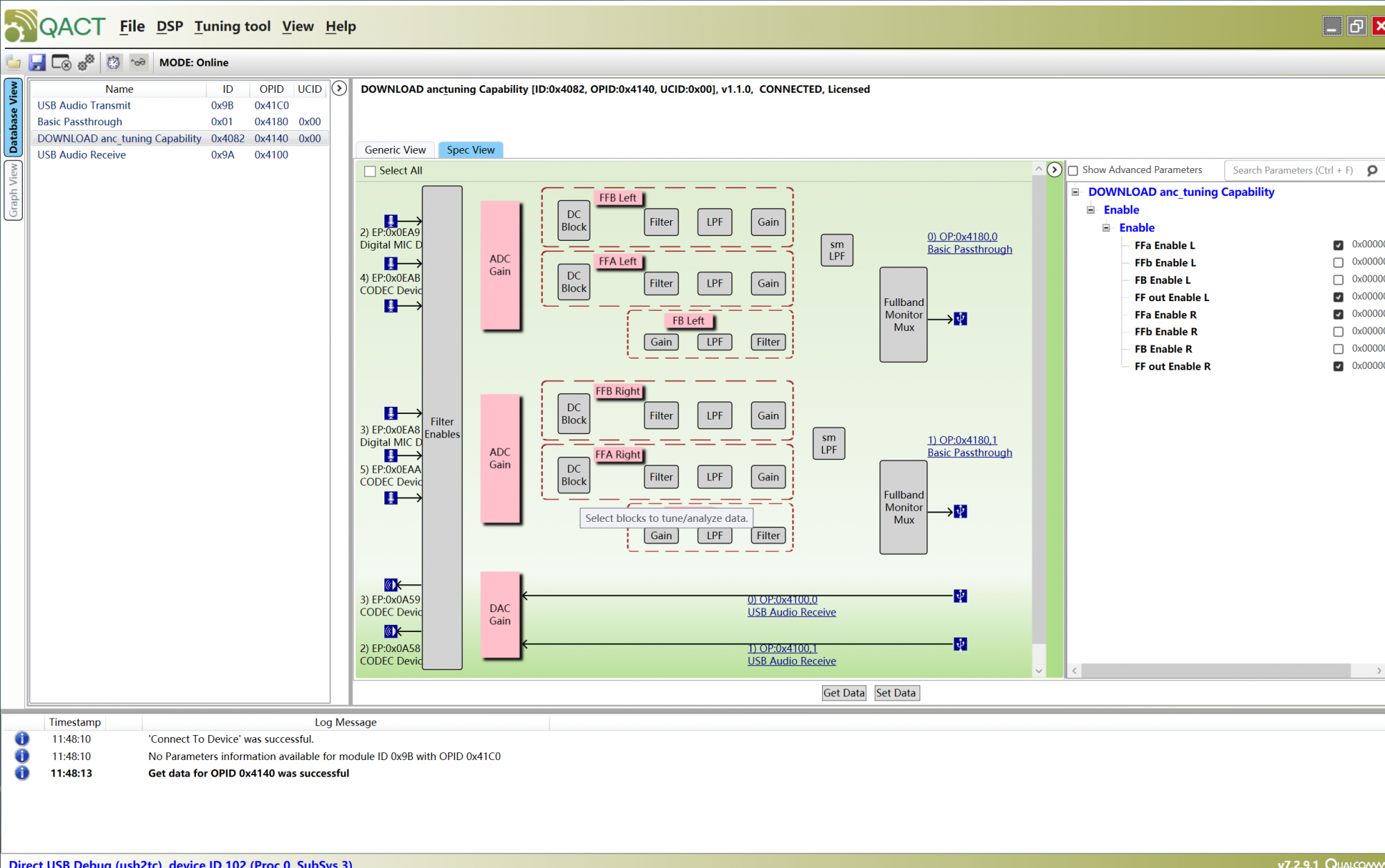 QUALCOMM QCC51XX系列ANC Tuning之6_ FF_ANC Collect Recordings and audio pre-processor - 大大通(简体站)