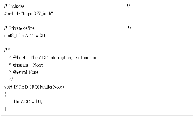TOSHIBA TMPM037 實作 ADC 操作手冊 - 大大通(繁體站)