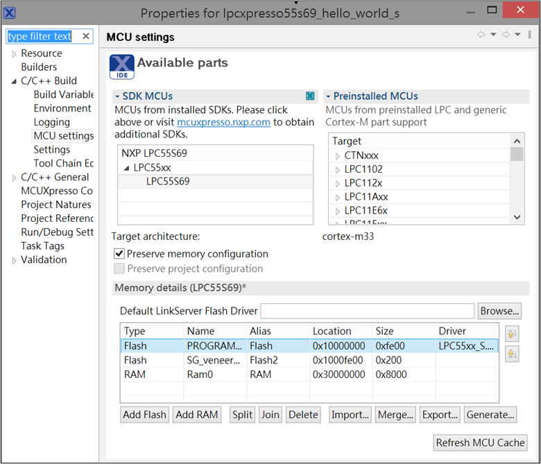 NXP LPC55 】 LPC55S69 SDK TrustZone 設定 - 大大通(繁體站)