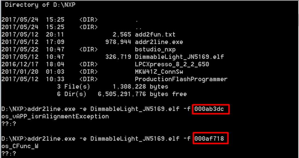 使用 addr2line 分析 ZigBee JN516x 的 crash stack dump - 大大通(简体站)