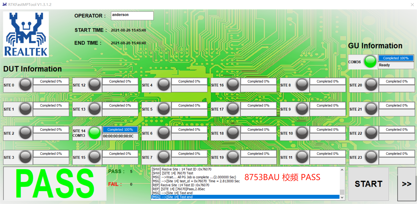 基于RealTek音频蓝牙1To24校频板的RTL8763B系列量产烧录与校频 - 大大通(简体站)
