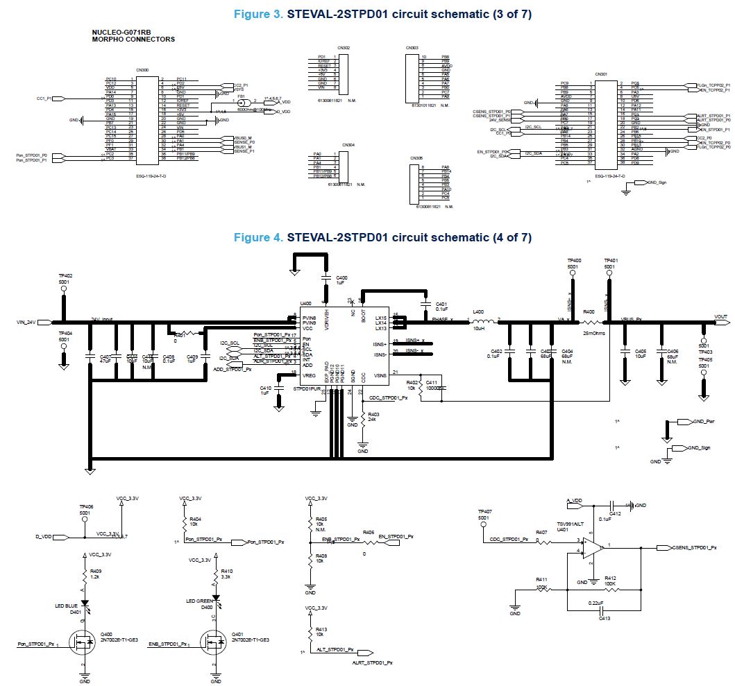 基於 STPD01PUR可編程降壓轉換器與STM32G071RBT6 MCU的 USB Type-C™ Power Delivery 雙端口適配器開發板 STEVAL-2STPD01 - 大大 ...