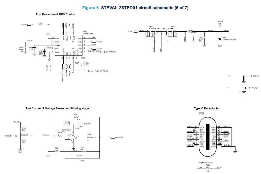 基於 STPD01PUR可編程降壓轉換器與STM32G071RBT6 MCU的 USB Type-C™ Power Delivery 雙端口適配器開發板 STEVAL-2STPD01 - 大大 ...