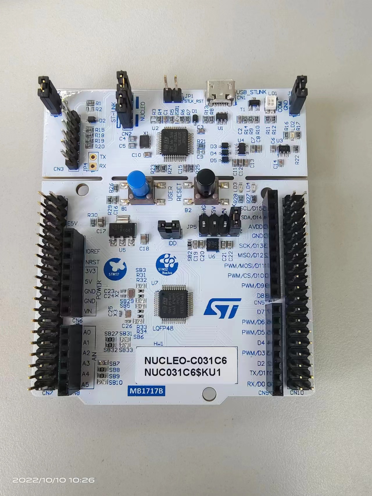 NUCLEO-C031C6开箱体验与第一个实验 - 大大通(简体站)