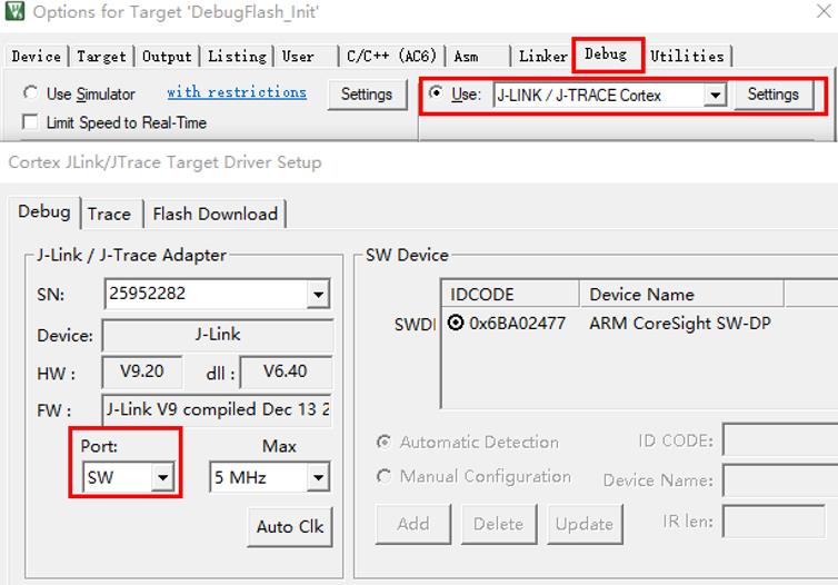 NCJ29D5B 使用 J-link 下载调试 - 大大通(简体站)