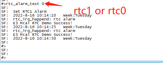 基于 SemiDrive E3640 Gateway MCAL3.0 RTC 测试 - 大大通(简体站)
