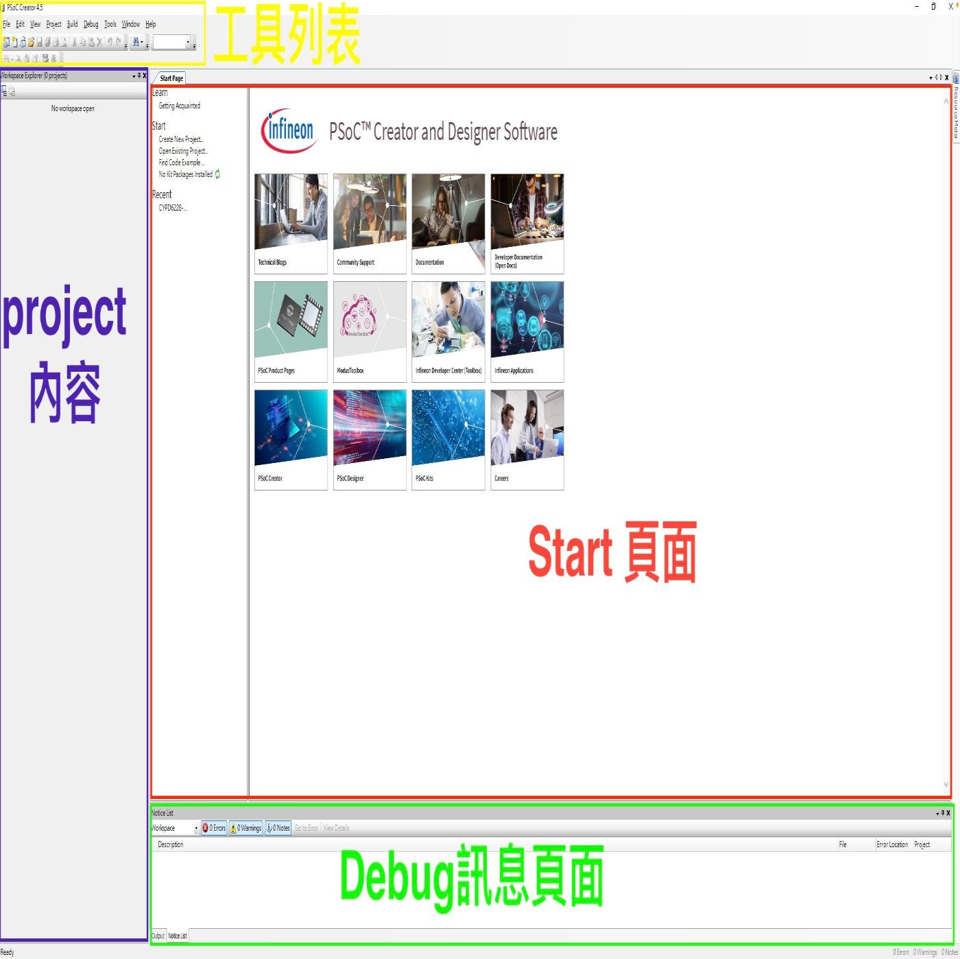 Infineon——PSoC Creator 4.x版 界面讲解篇 - 大大通(简体站)