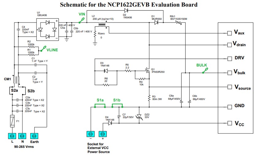 安森美半导体NCP1622 160W CrM PFC评估板介绍 - 大大通(简体站)