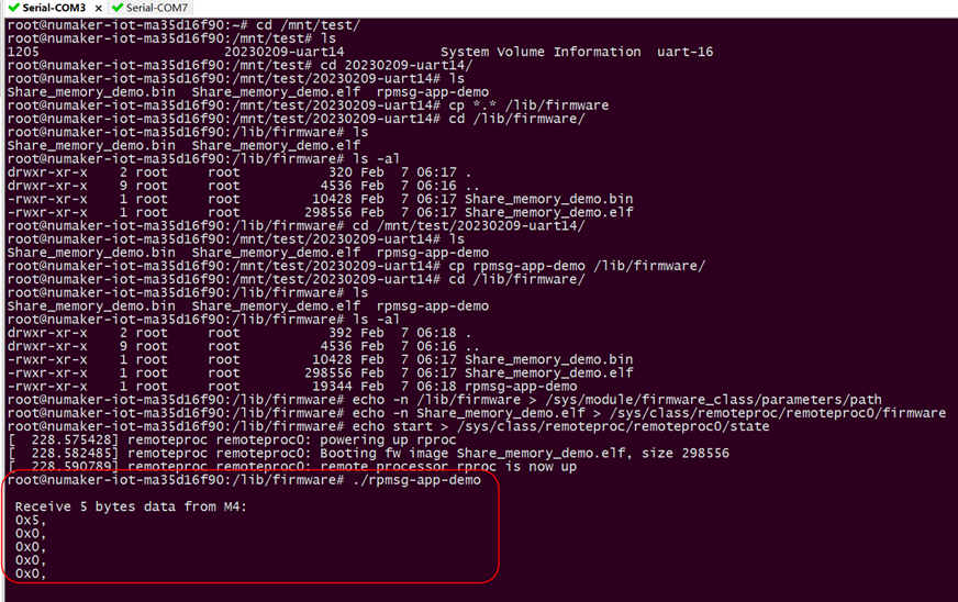 MA35D1 Cortex-A35与Cortex-M4的通信 - 大大通(简体站)