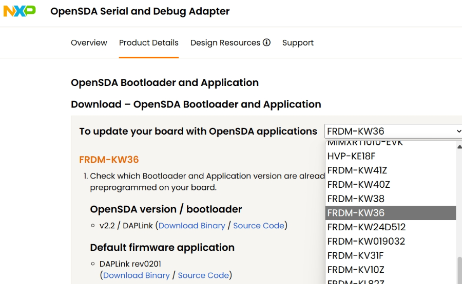 NXP KW OpenSDA 固件更新 - 大大通(简体站)