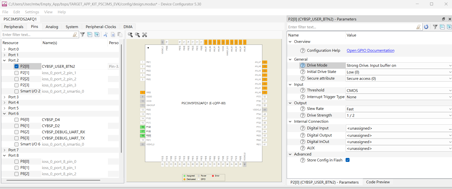 ModusToolbox 实战入门 - PSOC C3 GPIO应用篇 - 大大通(简体站)