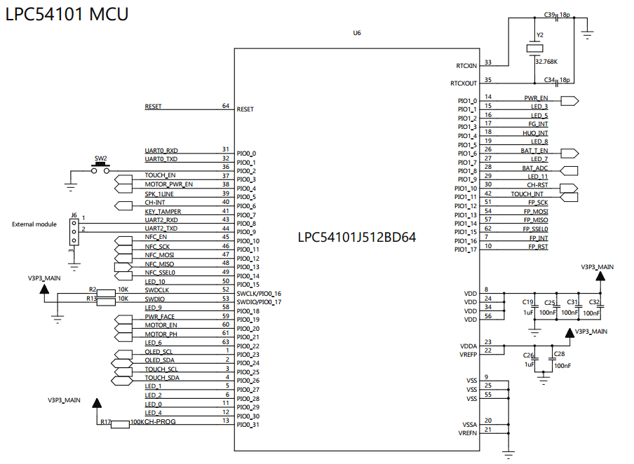 世平基于 NXP LPC54101 可直接量产的 E-Lock 方案，已结合指纹，刷卡，密码，蓝牙功能 - 大大通(中国)